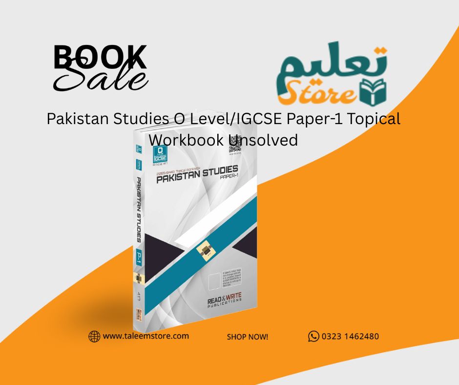 Pakistan Studies O Level/IGCSE Paper-1 Topical Workbook Unsolved 2059 ...