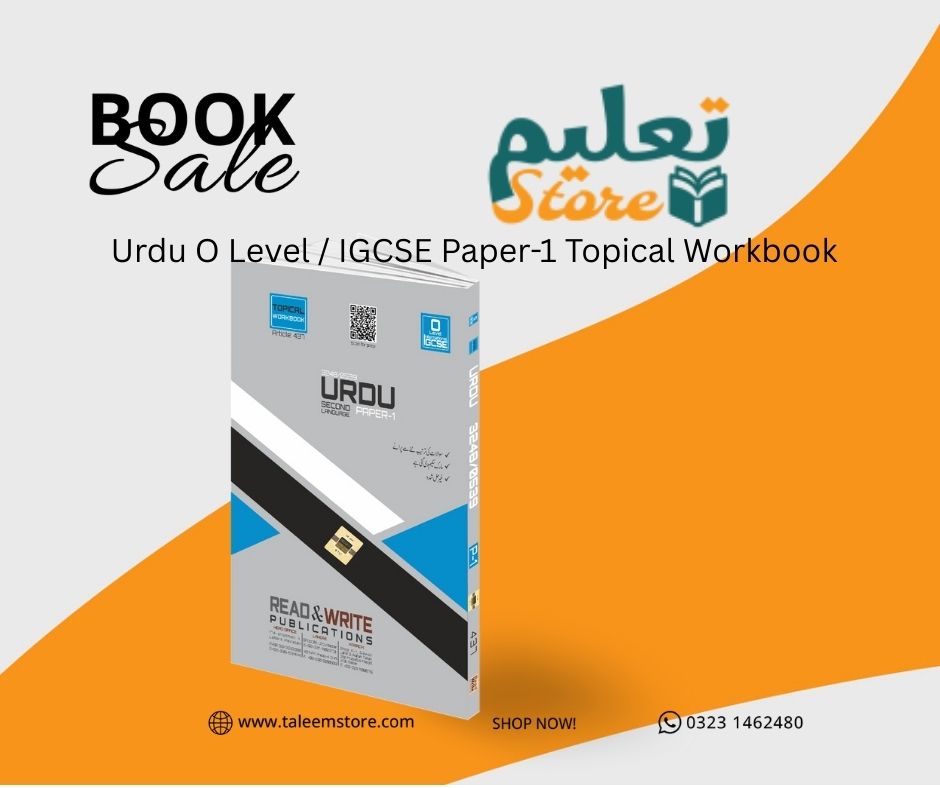 Urdu O Level / IGCSE Paper-1 Topical Workbook 3248 – Taleem Store