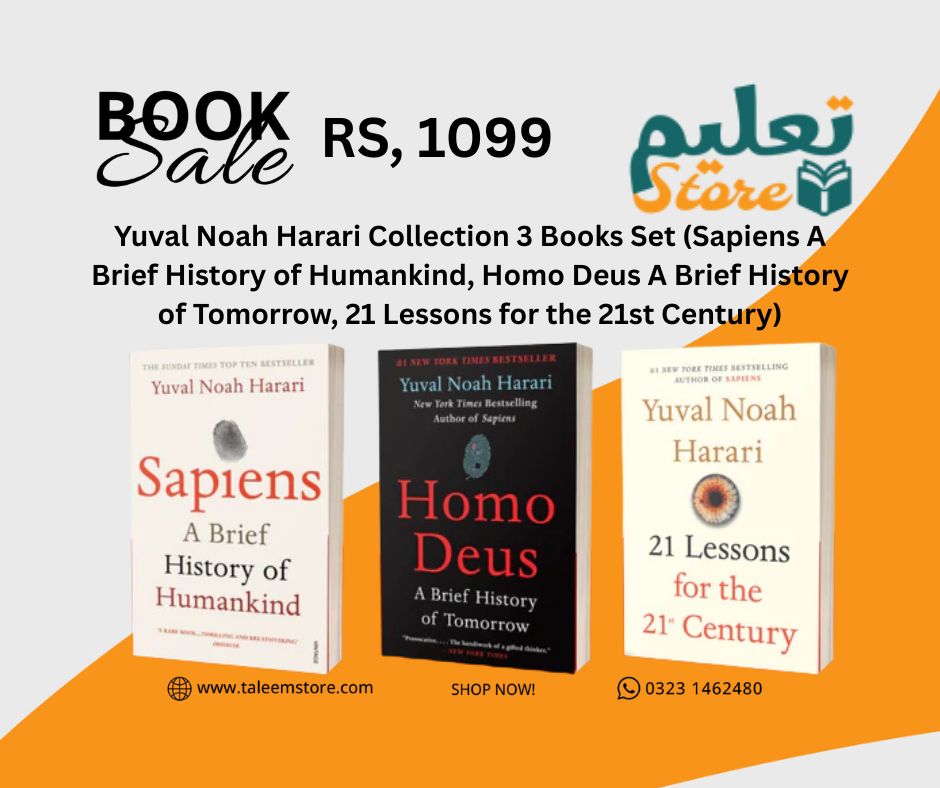 Yuval Noah Harari Collection 3 Books Set (Sapiens A Brief History of ...